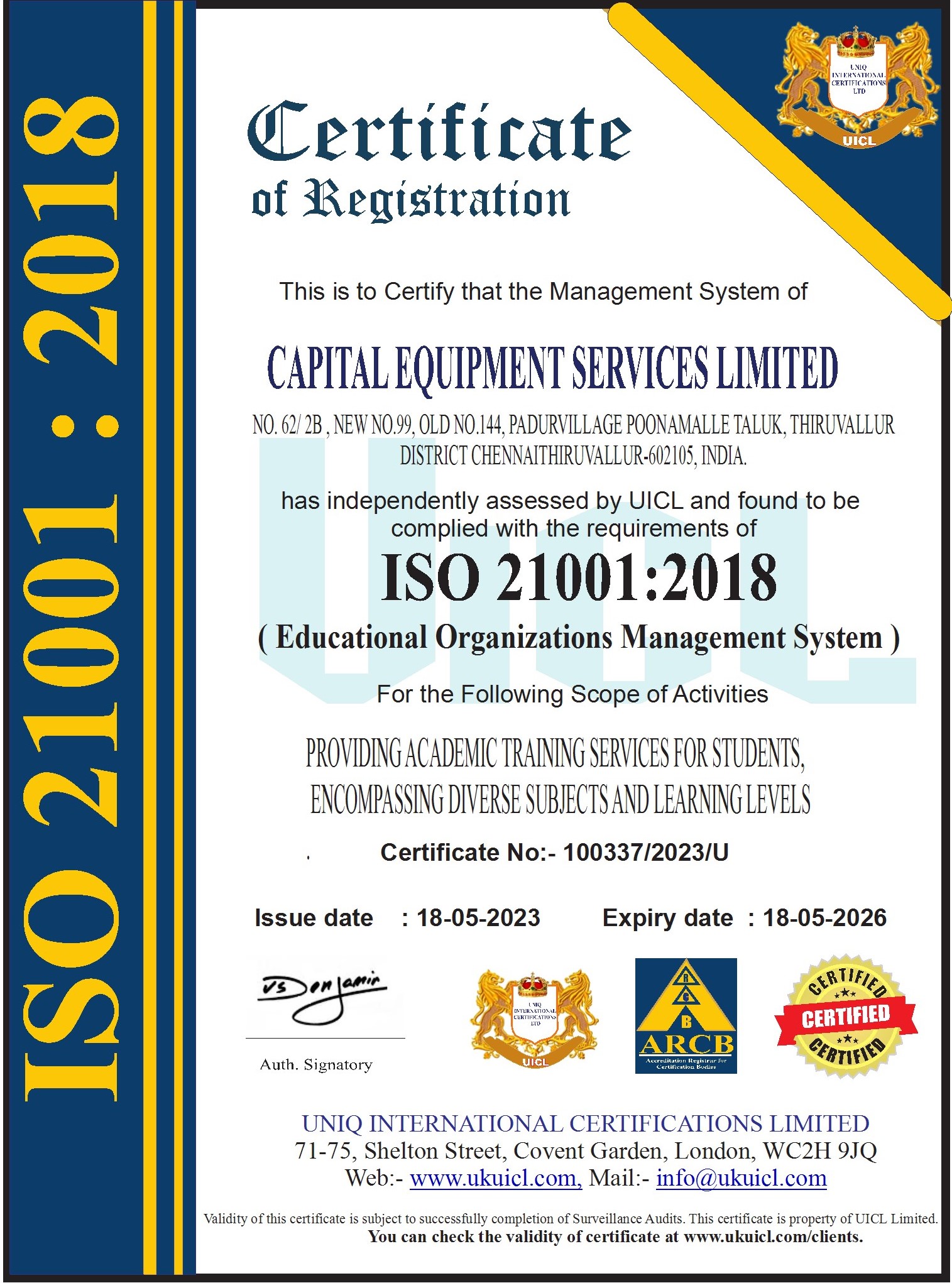 CESL Training | Certified MEWP & Work at Height Training in India